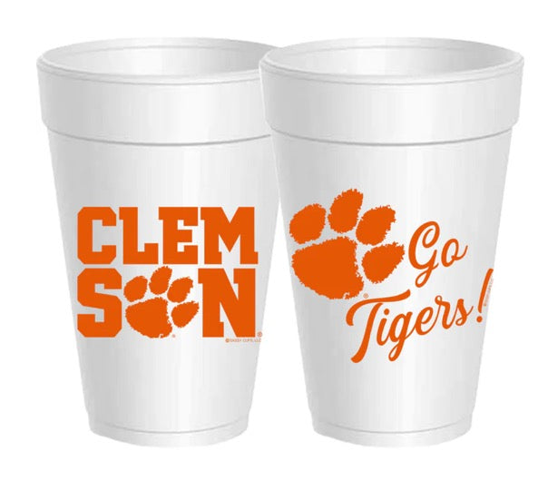CLEMSON- GO TIGERS CUPS – Leigh + Letters