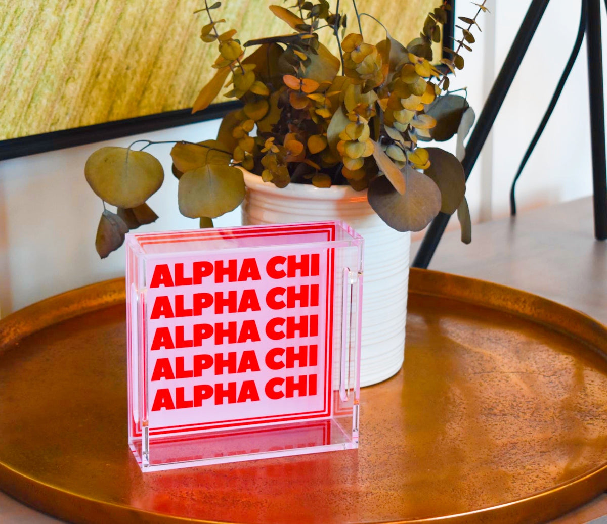 SORORITY ACRYLIC SMALL TRAY – Leigh + Letters