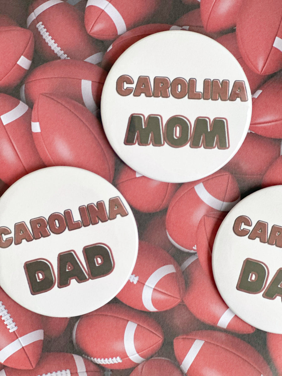CAROLINA DAD BUTTON – Leigh + Letters