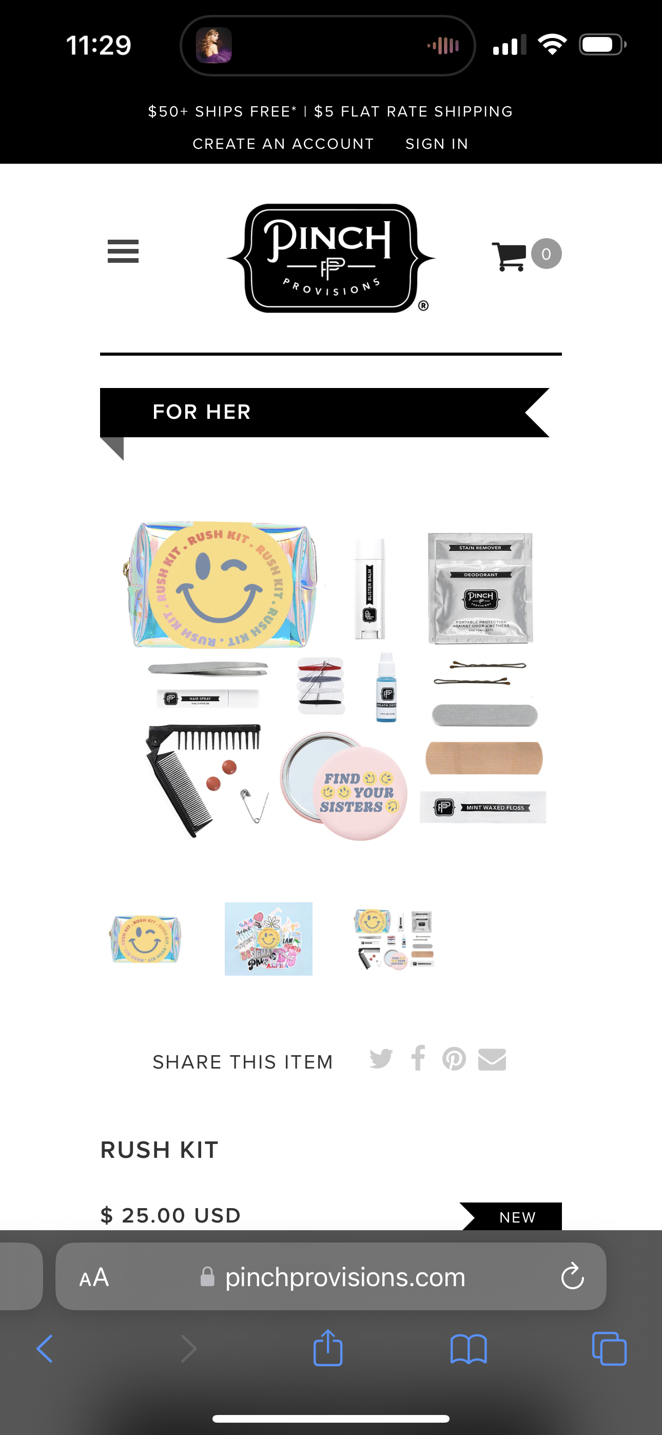 RUSH KIT – Leigh + Letters