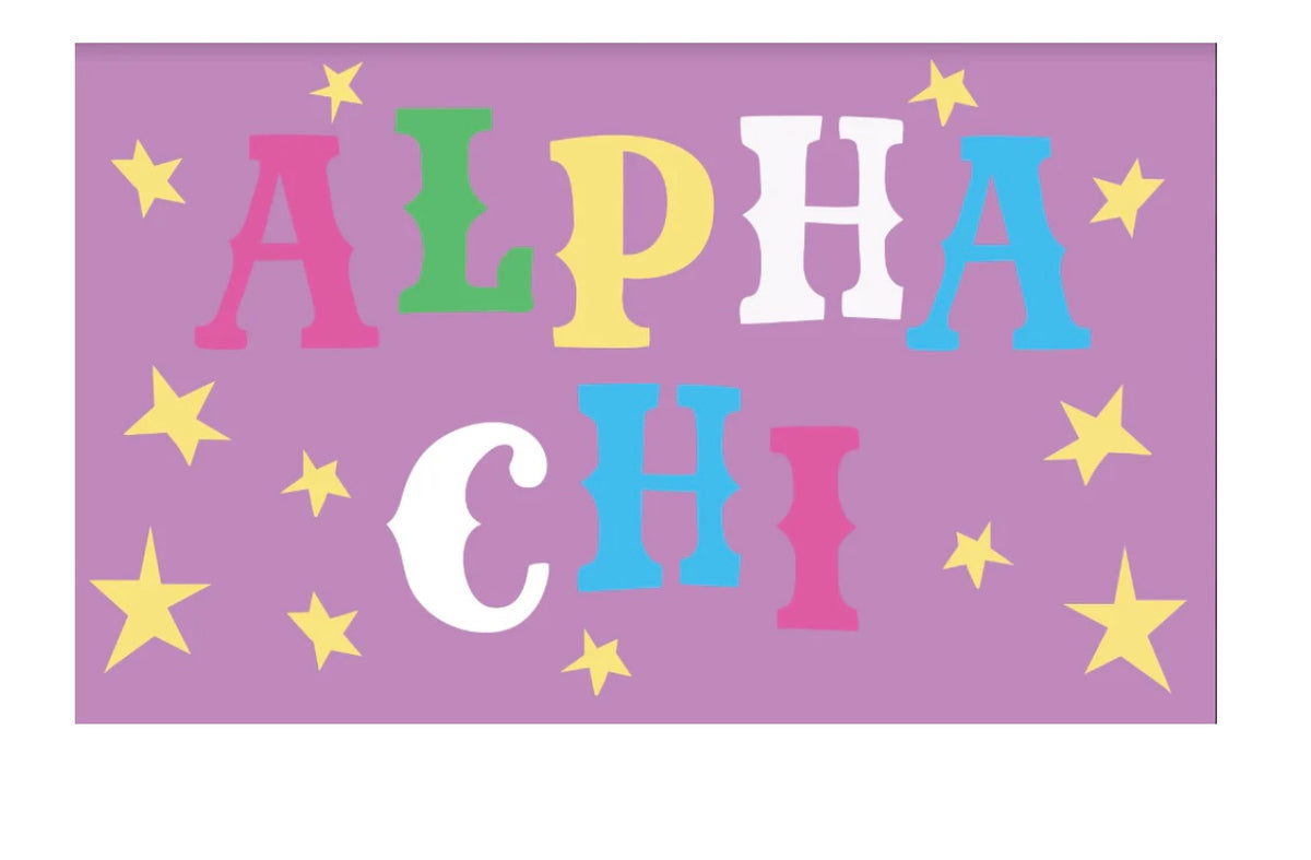 SORORITY STAR FLAG – Leigh + Letters